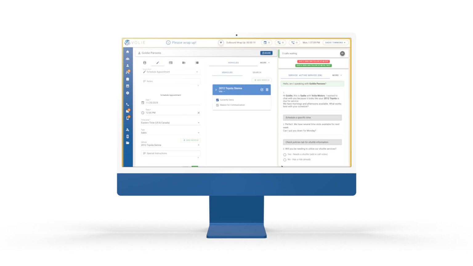 Schedule a Demo with Volie | Automotive BDC Software